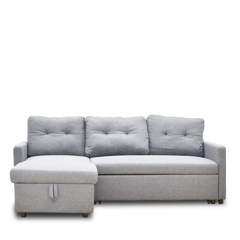 BAGLEY LIGHT GREY L-TYPE SOFA – TAD Furniture