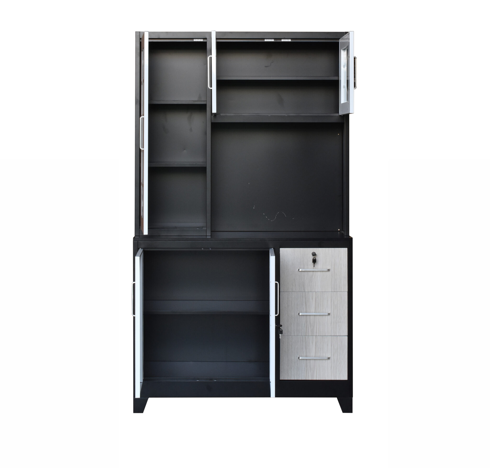 AMMAN 3 DOORS STEEL KITCHEN CABINET – TAD Furniture